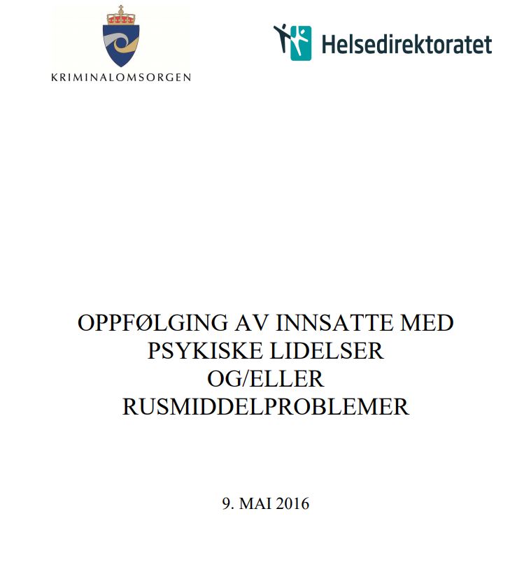 forebygging.no - Rapport: Oppfølging av innsatte med psykiske lidelser ...